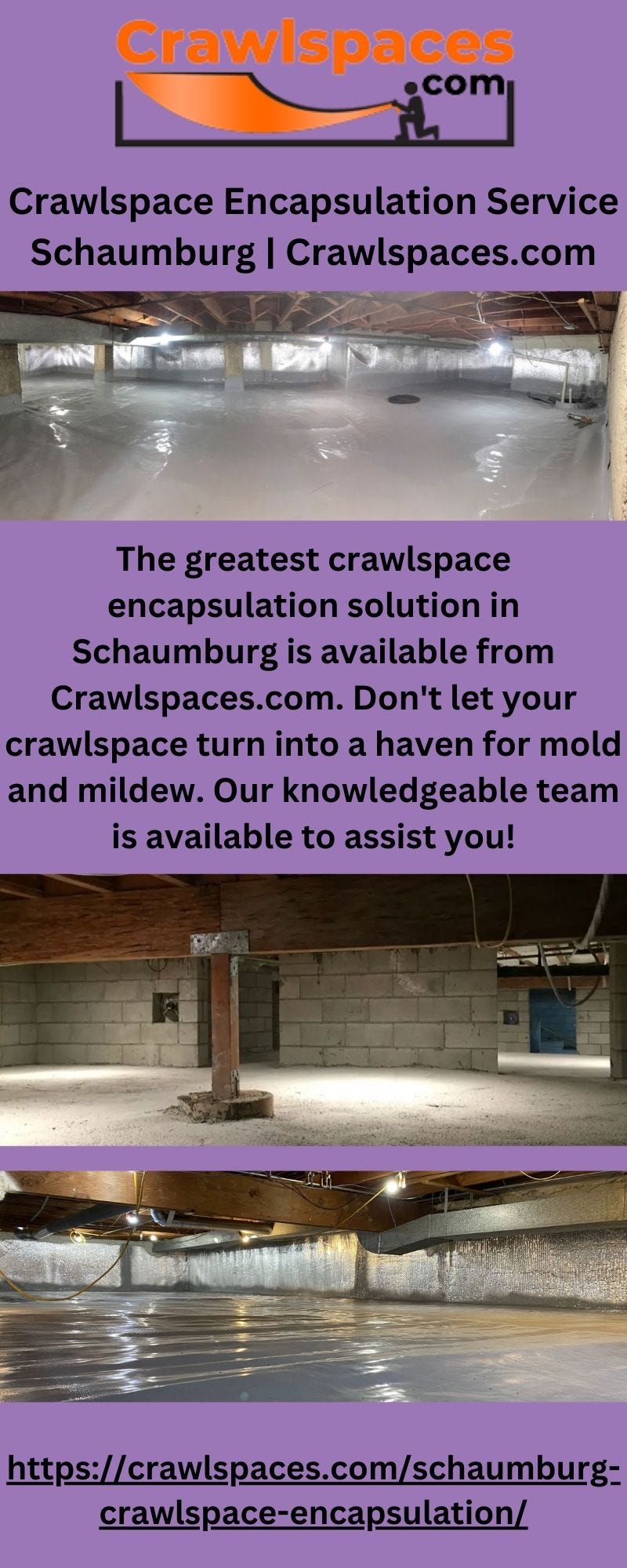 Crawlspace Encapsulation Schaumburg | Crawlspaces.com - crawls paces ...