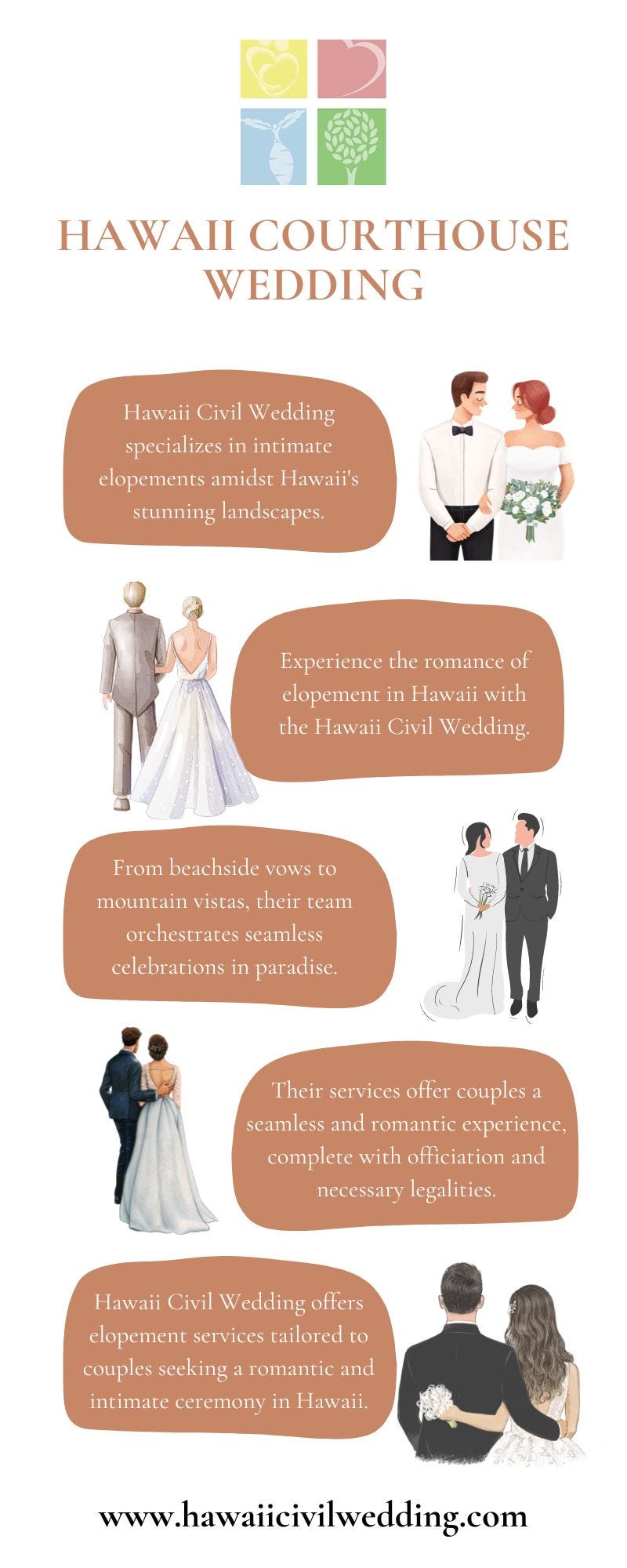 Hawaii Courthouse Wedding - Hawaii Civil Wedding - Medium