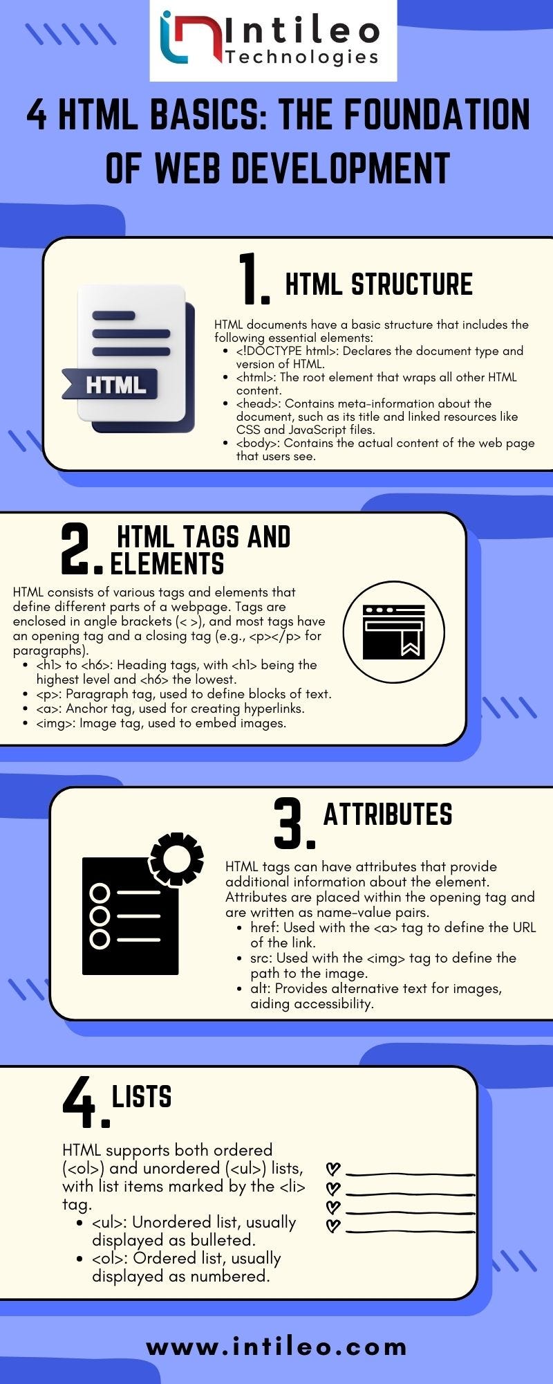 4 HTML Basics: The Foundation of Web Development | by Intelio Technologies | Medium