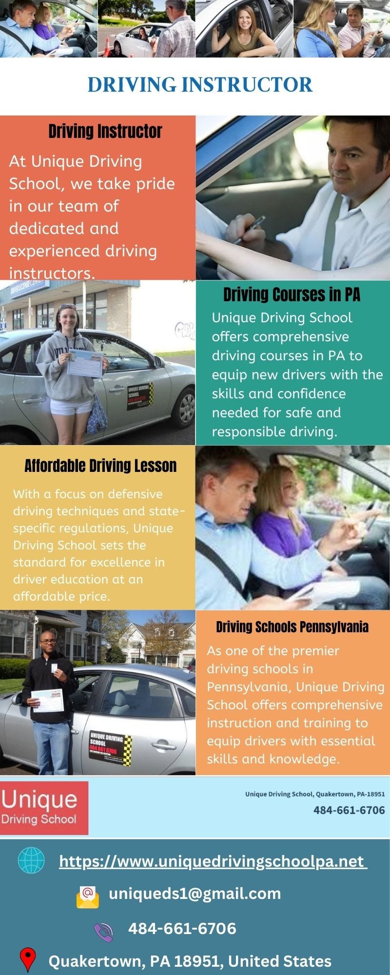 Driving Instructor - Unique Driving School - Medium