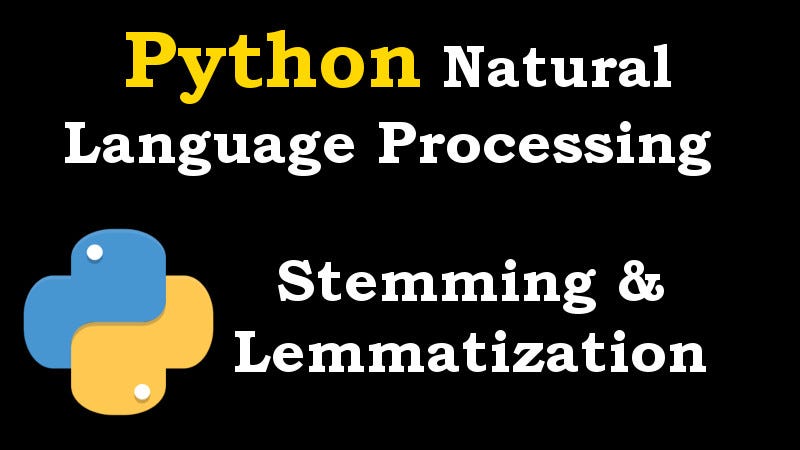 Stemming and Lemmatisation. In natural language processing… | by Atharva Garg | Medium