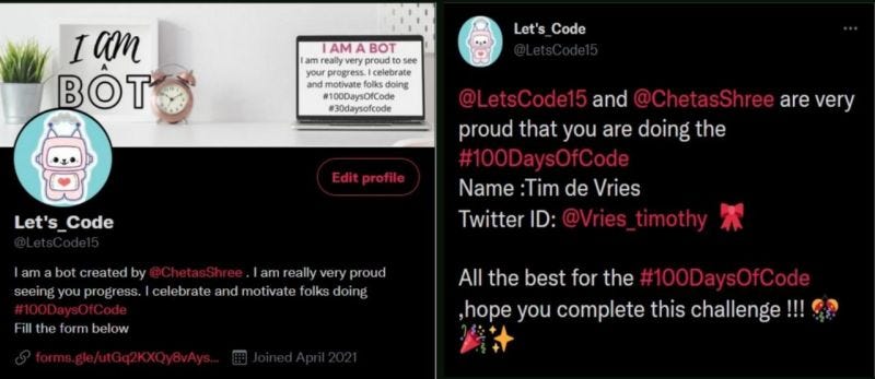 #100DaysOfCode Challenge: Challenge Accepted And Completed! | by Chetas Shree Madhusudhan | Medium