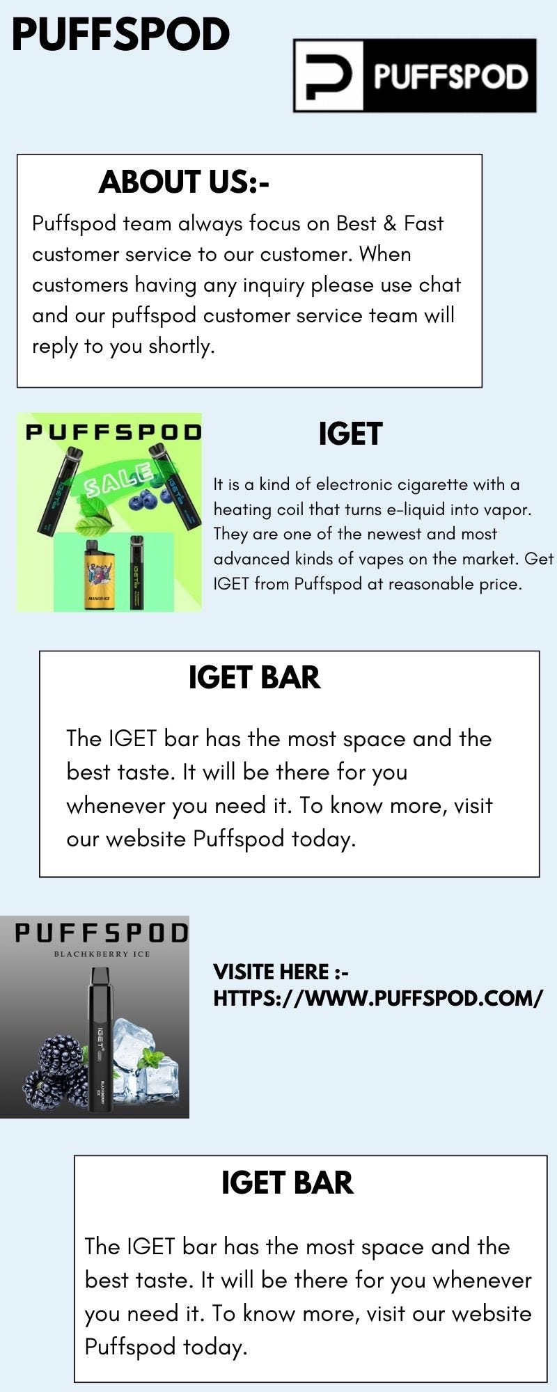 iget - puffs pod - Medium