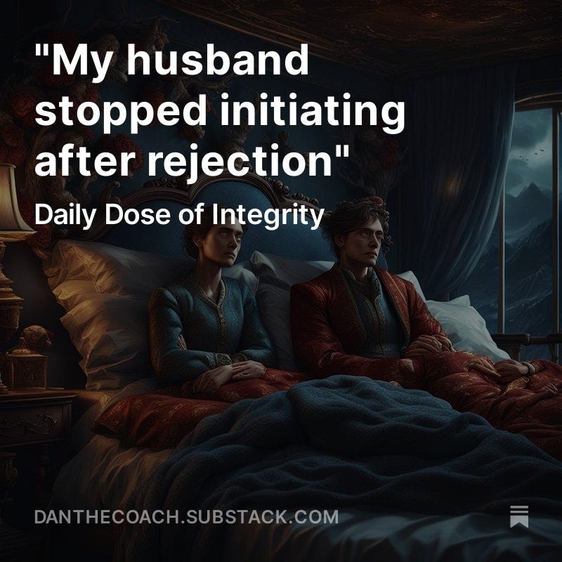 “My husband stopped initiating after rejection” | by Daniel Munro | Medium