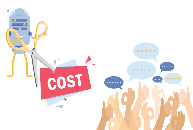 Cost reduction and scalability driven by chatbots | by Visor.ai | Medium