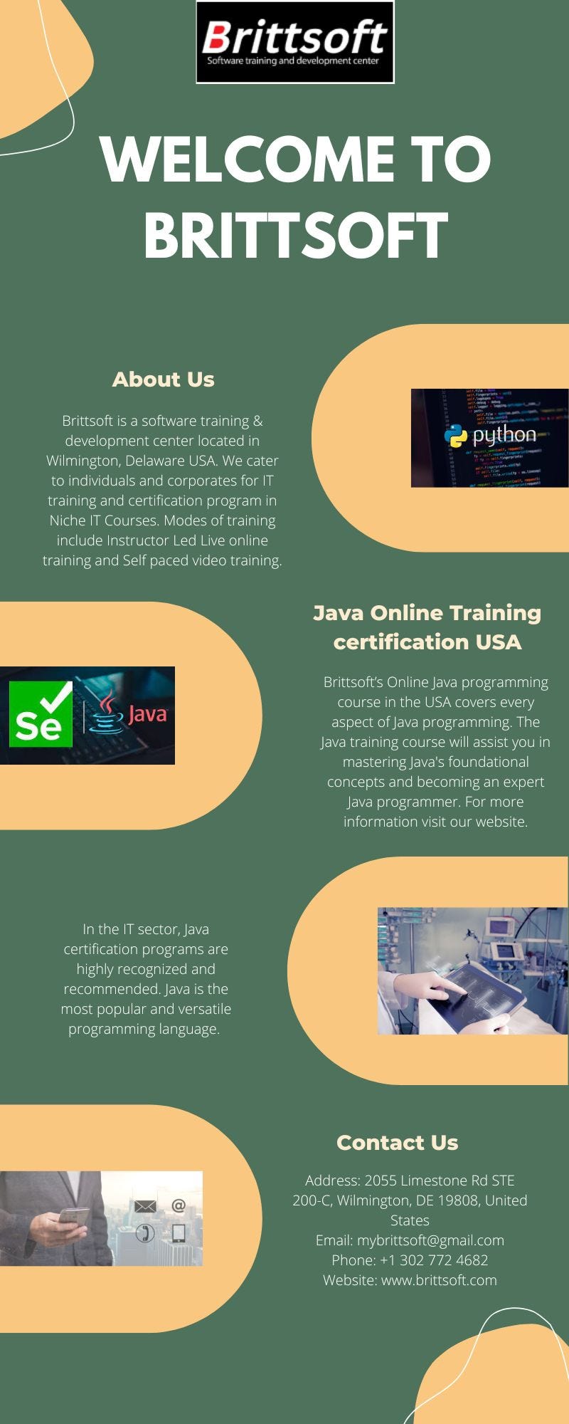 Java Online Training certification USA - Brittsoft - Medium