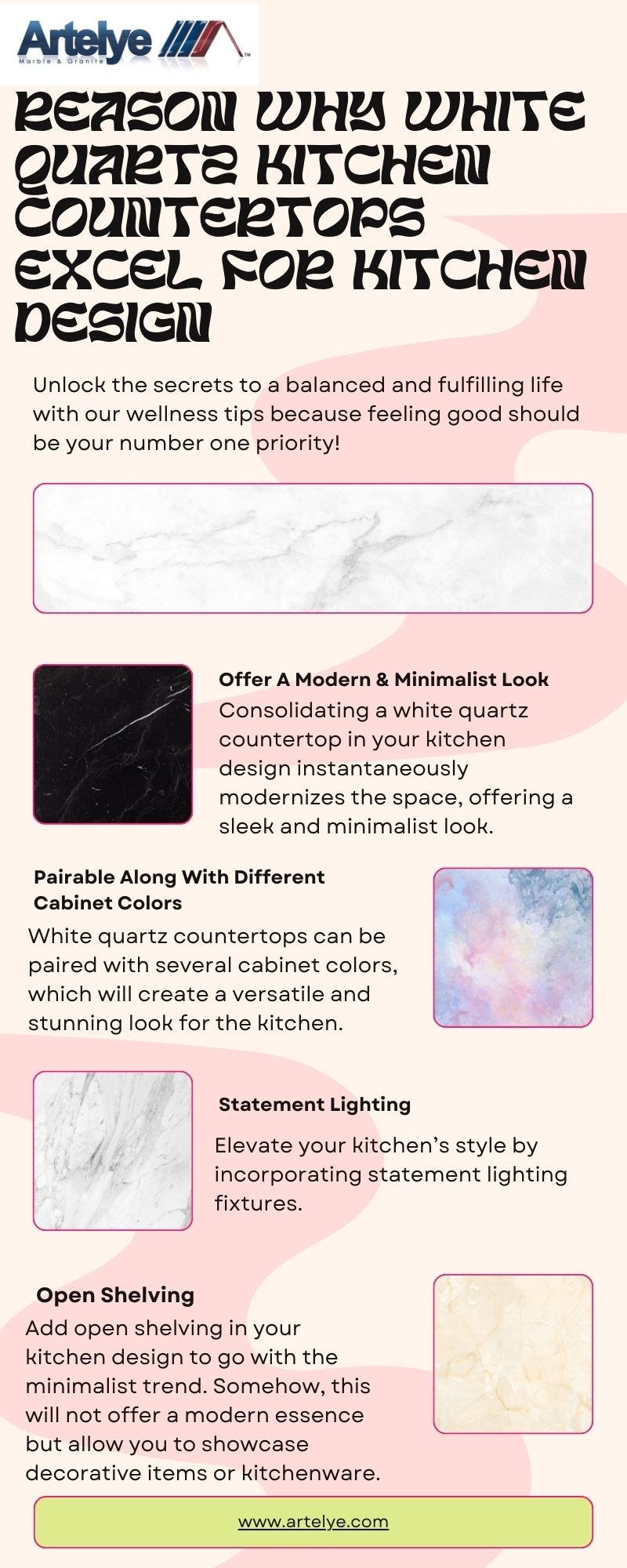 Why White Quartz Fabricators Are Ideal for Kitchen Design - Artelye ...