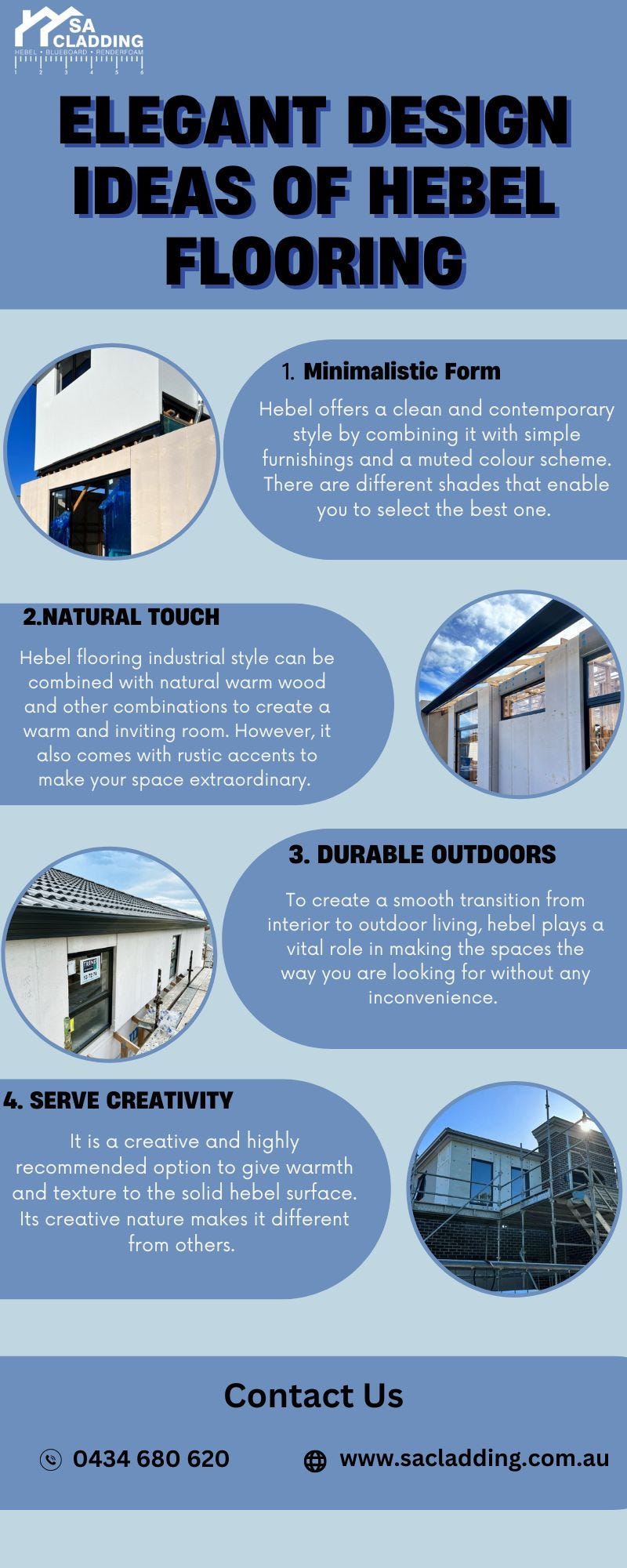 Elegant Design Ideas of Hebel Flooring - SA Cladding - Medium