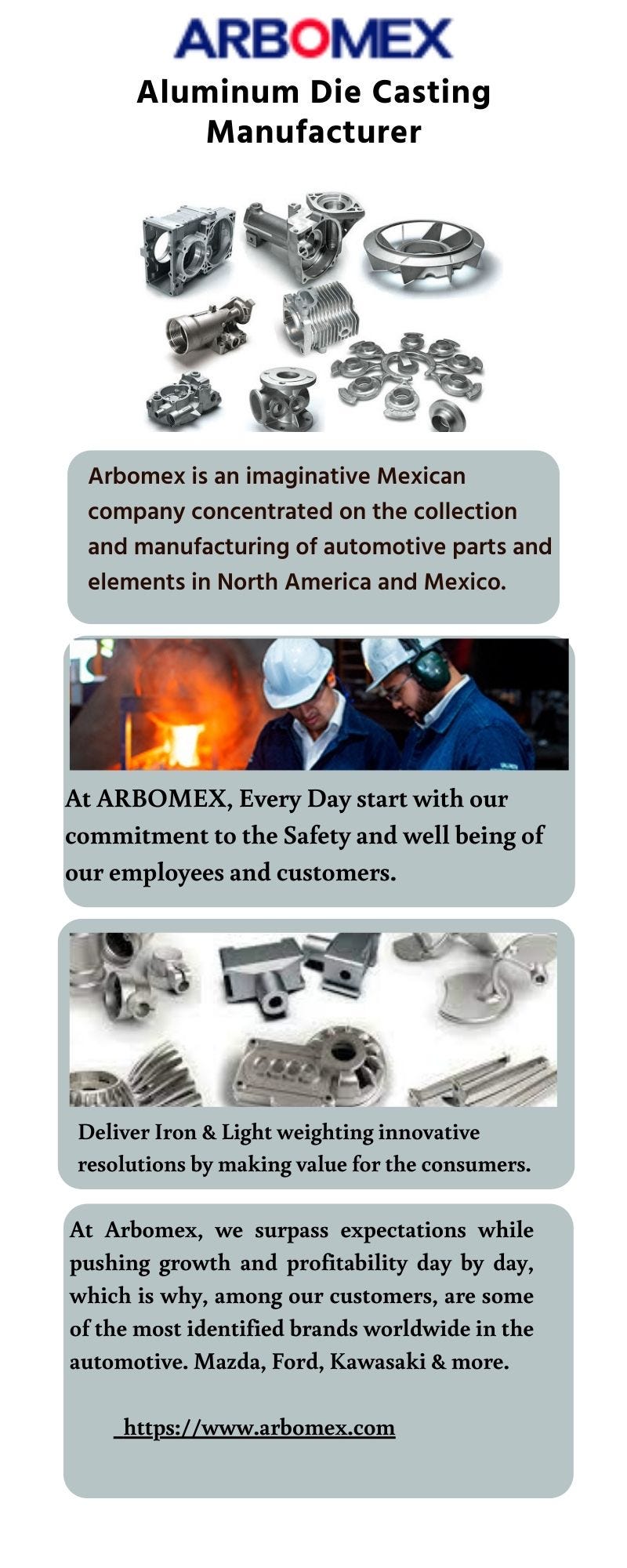 Find The Best Aluminum Die Casting Manufacturer in Mexico | Arbomex ...