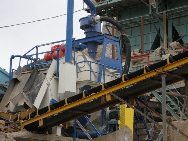 Dewatering Screen and Cyclone - Hawk Plant - Concrete Batching Plant ...