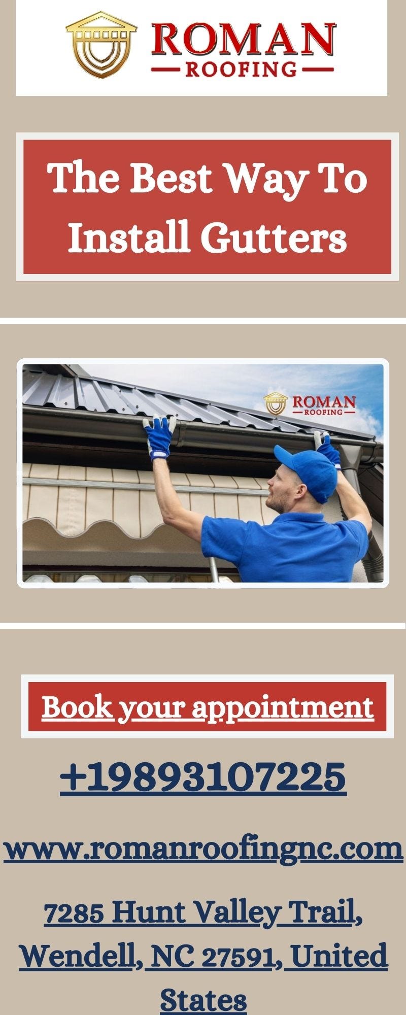 Expert Solutions For The Best Way To Install Gutters At Roman Roofing ...