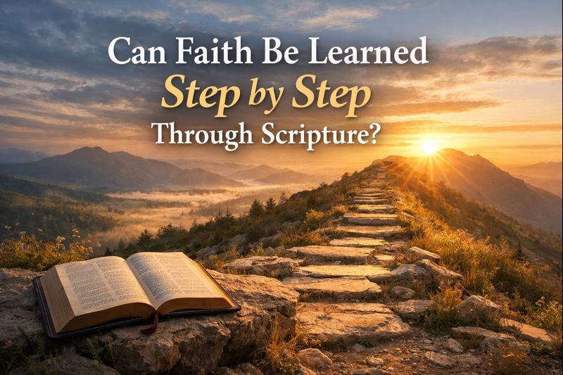 Can Faith Be Learned Step by Step Through Scripture? | by Emma Parker ...