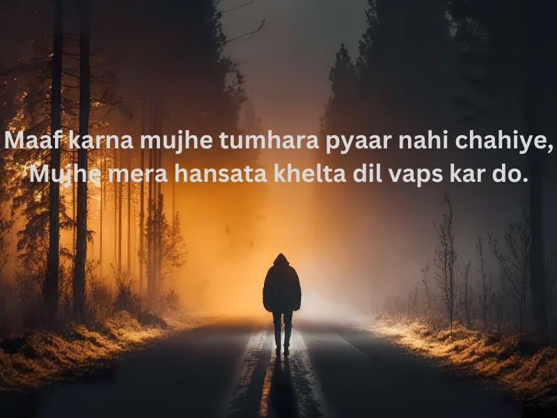 Heartfelt 2-Line Shayari: Love, Sad, Romantic & Alone Vibes | by Mast ...