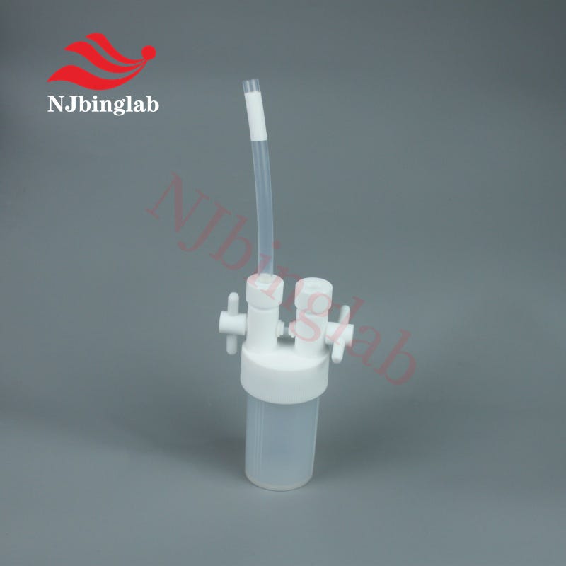 PFA 120ml reaction vessel with control valve - Claire Wang - Medium