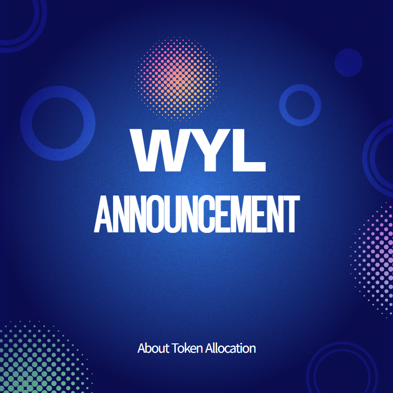 Announcement about Token Allocation - WYL MEDIA - Medium