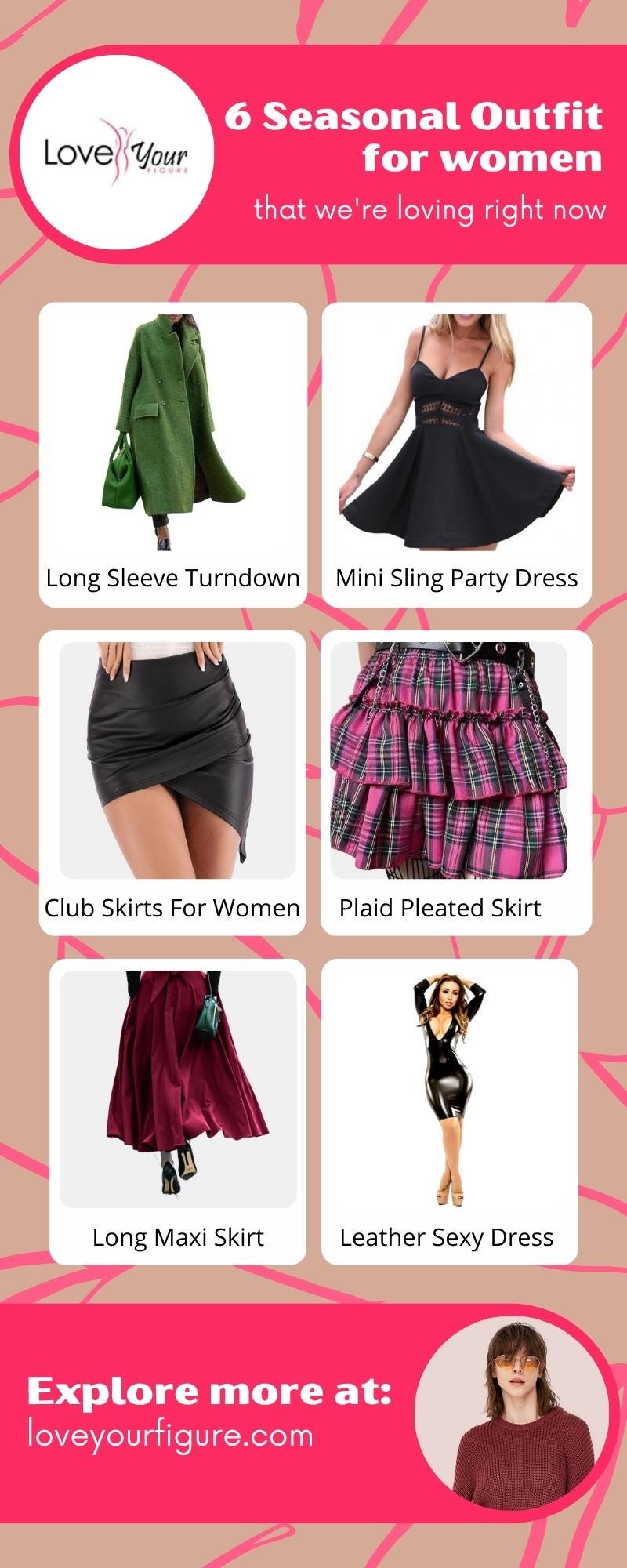 6 Seasonal Outfits for women - Loveyourfigure - Medium