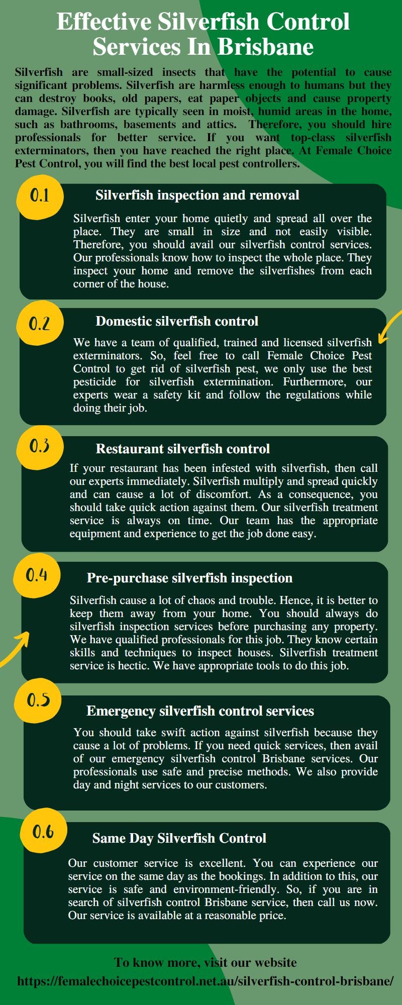 Effective Silverfish Control Services In Brisbane - Mike Watson - Medium