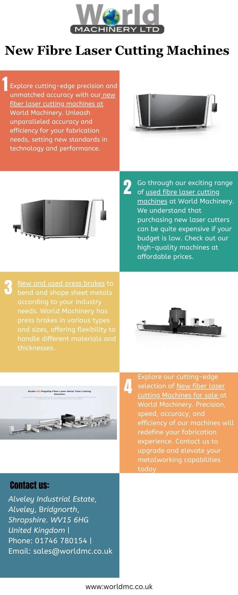 New Fibre Laser Cutting Machines - World Machinery Ltd - Medium