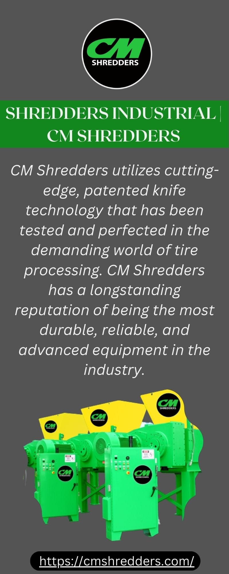 Tire Shredding | CM Shredders - cmshredders - Medium