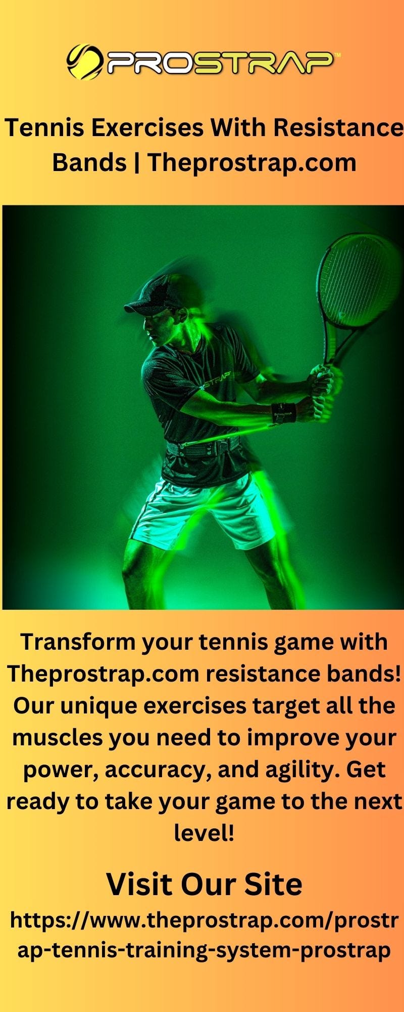 Tennis Exercises With Resistance Bands | Theprostrap.com - Theprostrap - Medium