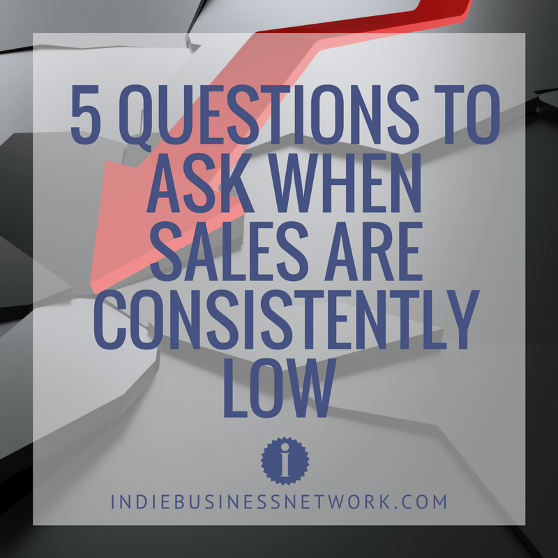 5 Questions to Ask When Sales Are Consistently Low | by Indie Business ...