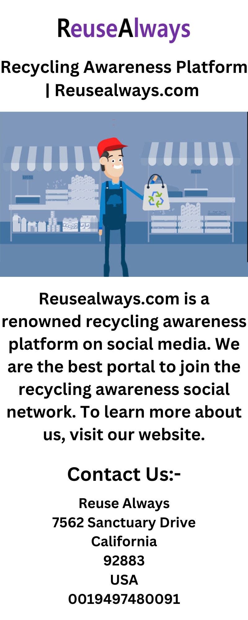 Recycling Awareness Platform | Reusealways.com - Reuse Always - Medium