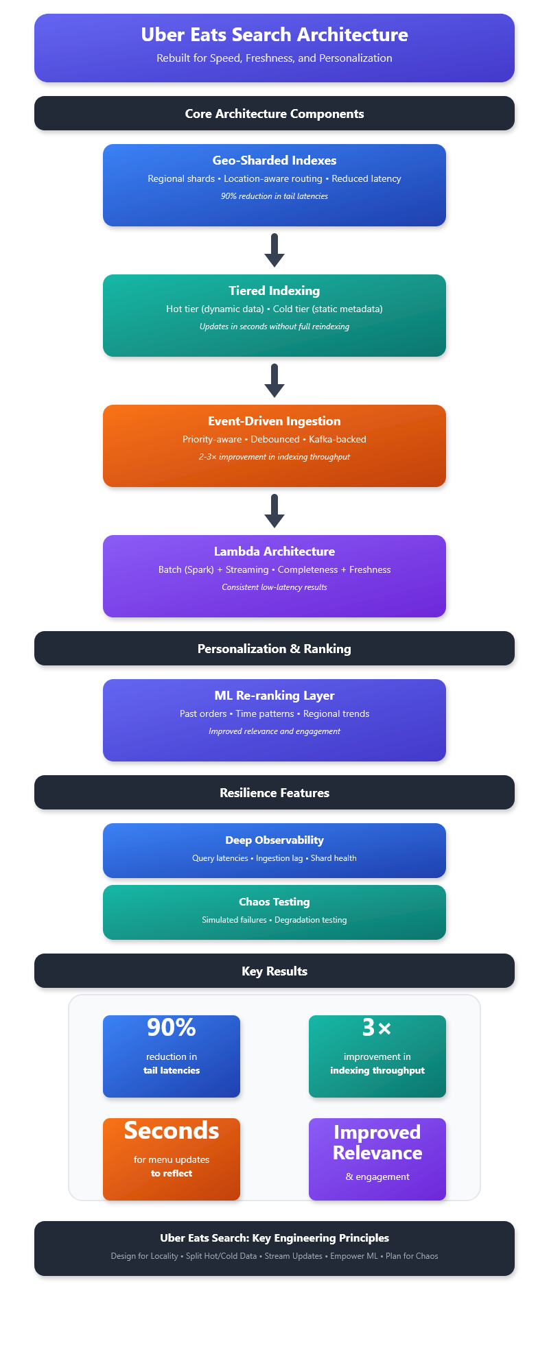 Scaling Search at Uber Eats: How Engineers Rebuilt the System for Speed ...