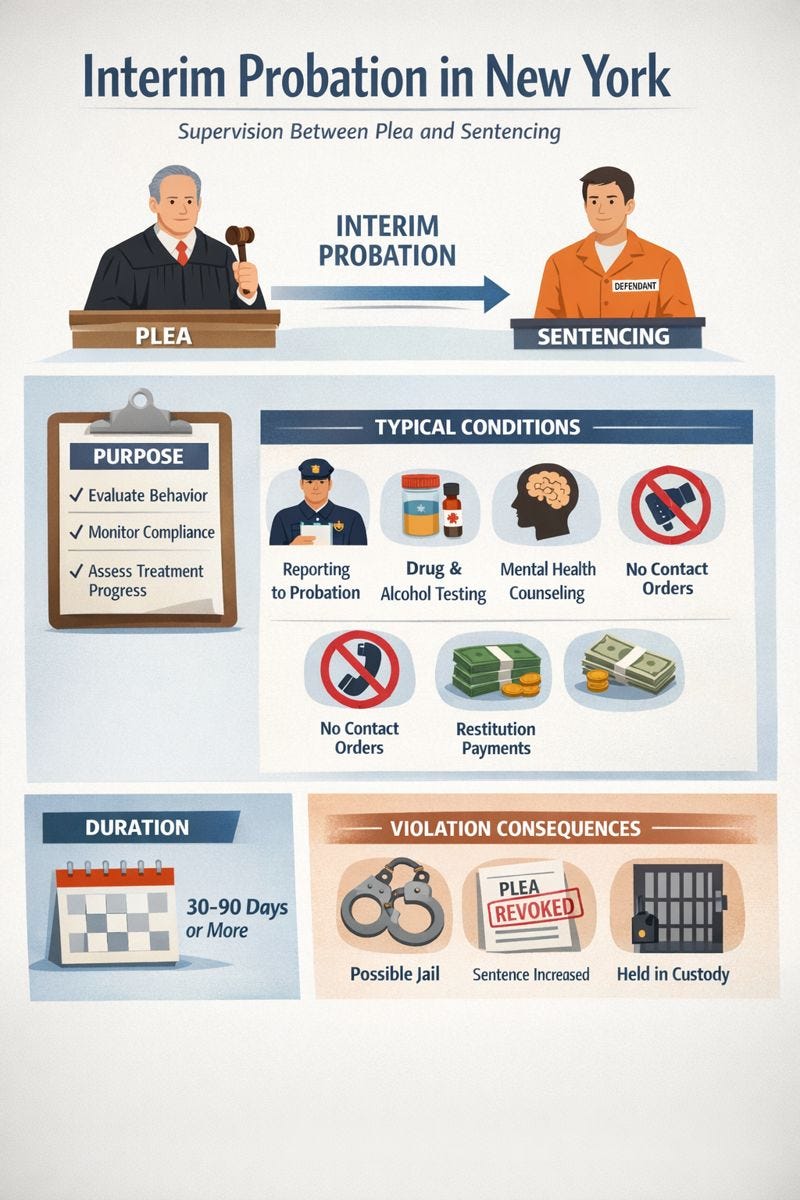 Interim Probation in New York: Definition, Purpose, and Typical ...