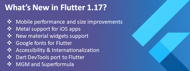 Flutter 1.17 Released. 1. Metal Support for iOS Apps | by Somesh ...