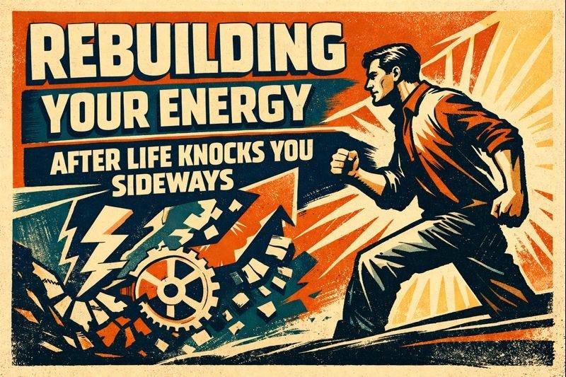 Rebuilding Your Energy After Life Knocks You Sideways | by Nile Gomez ...