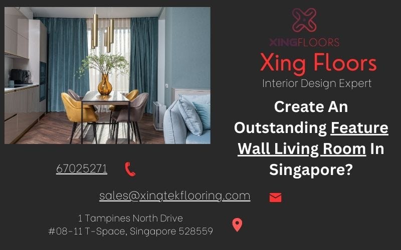 Create An Outstanding Feature Wall Living Room In Singapore ...