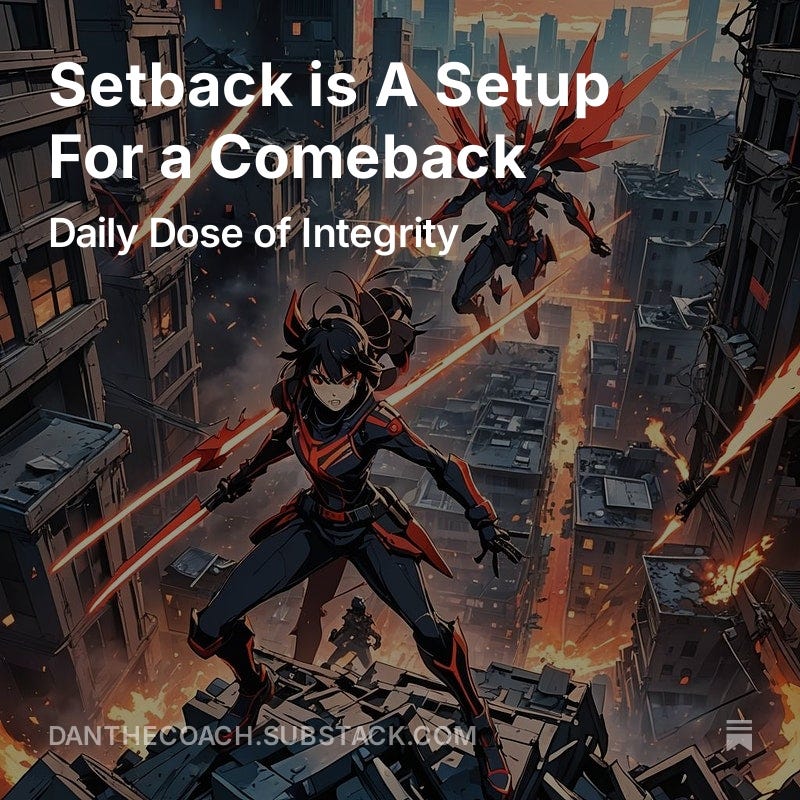 Setback is A Setup For a Comeback | by Daniel Munro | Medium