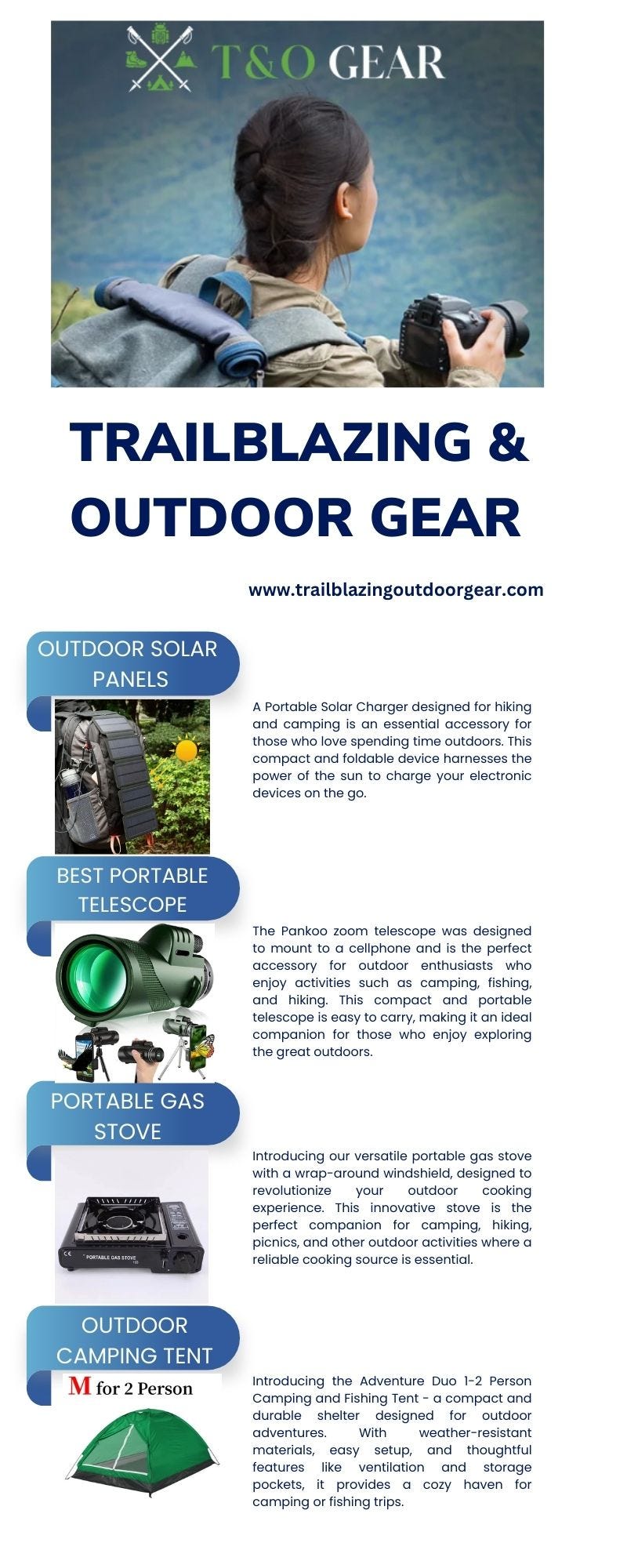 TRAILBLAZING & OUTDOOR GEAR - Trailblazing Outdoor Gear - Medium