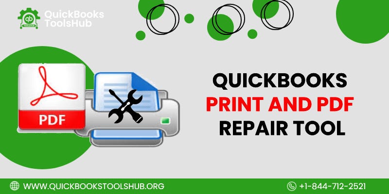 How to Download & Use QuickBooks Print and PDF Repair Tool | by ...