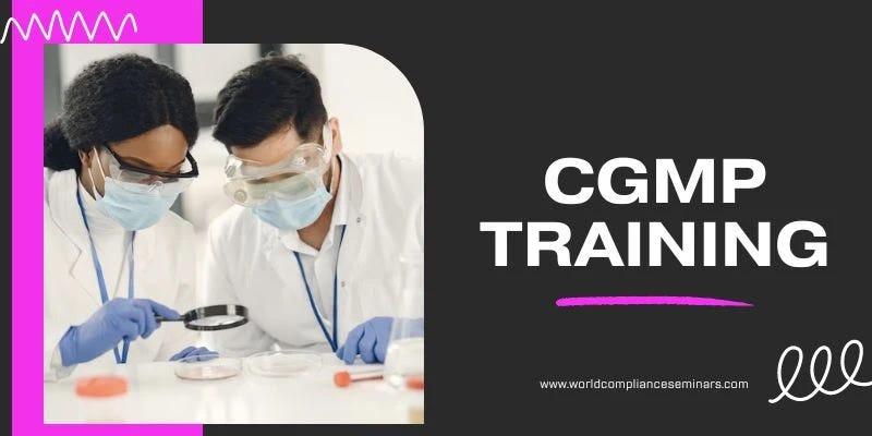 How is CGMP Training Useful for Pharmaceutical Industry? - gmp training - Medium