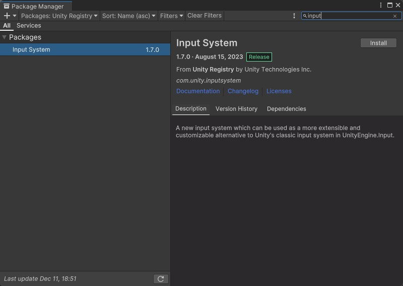 New Input System — How to Install | by Sean Duggan | Medium