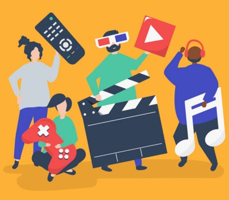 ICT for entertainment. People in society are drawn to… | by A ...
