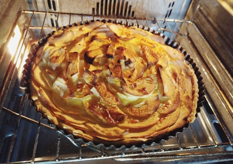 French Apple Custard Pie. A Tangy twist on Tradition | by M Vaughn Duck ...