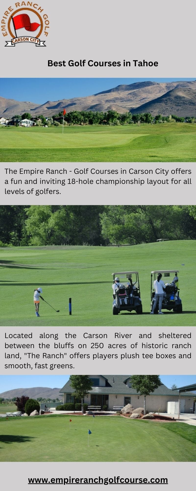 Best Golf Courses in Tahoe — Empire Golf - Empireranchgolfcourse - Medium