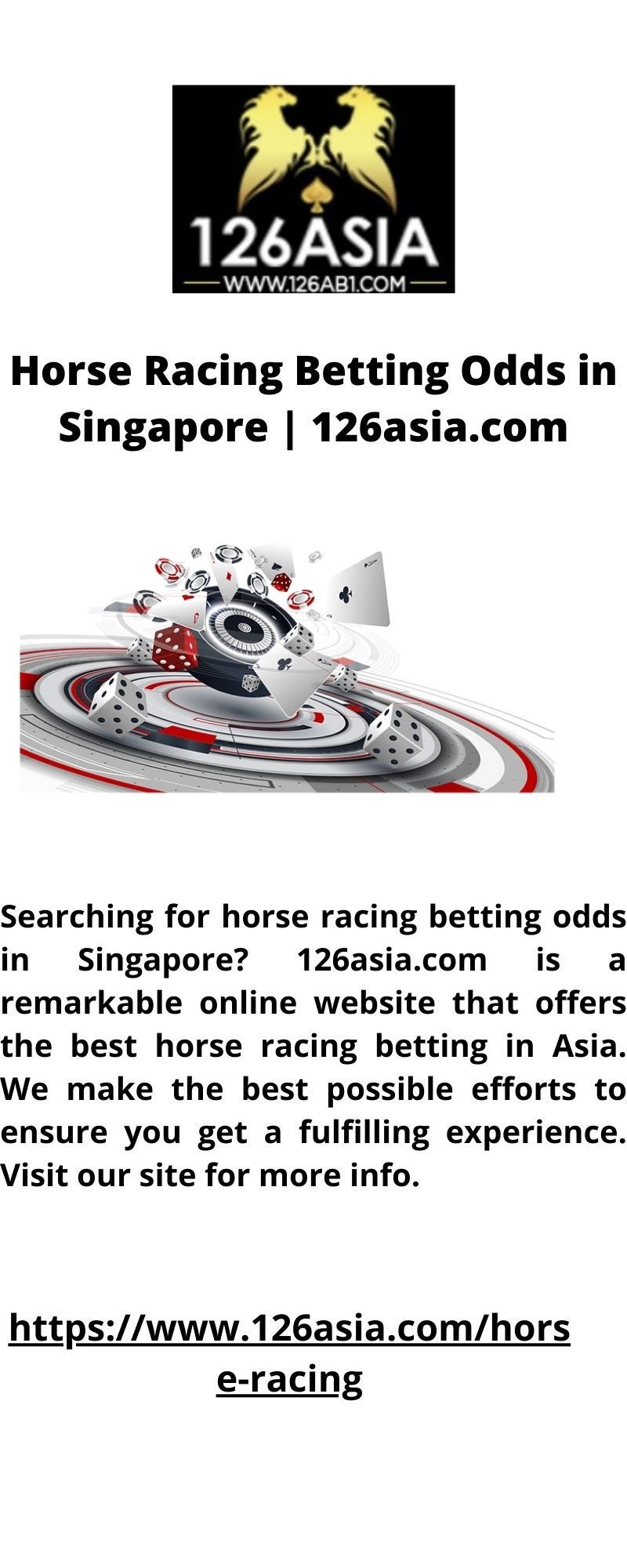 Horse Racing Betting Odds in Singapore | 126asia.com - 126 Asia - Medium