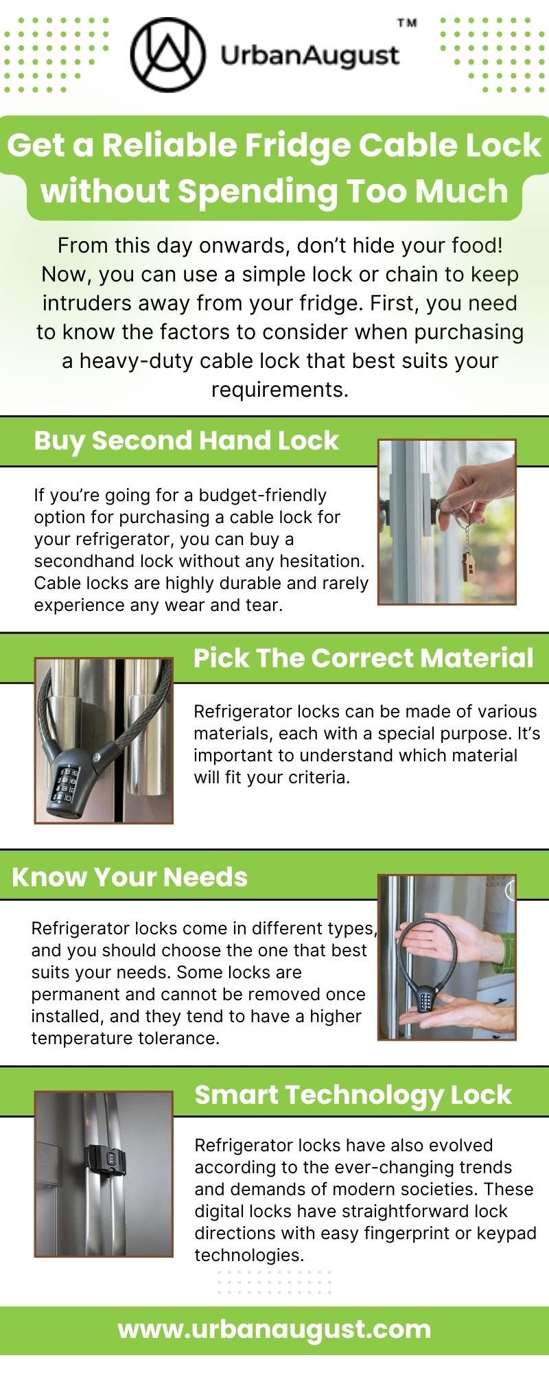 Get a Reliable Fridge Cable Lock without Spending Too Much — Urban ...