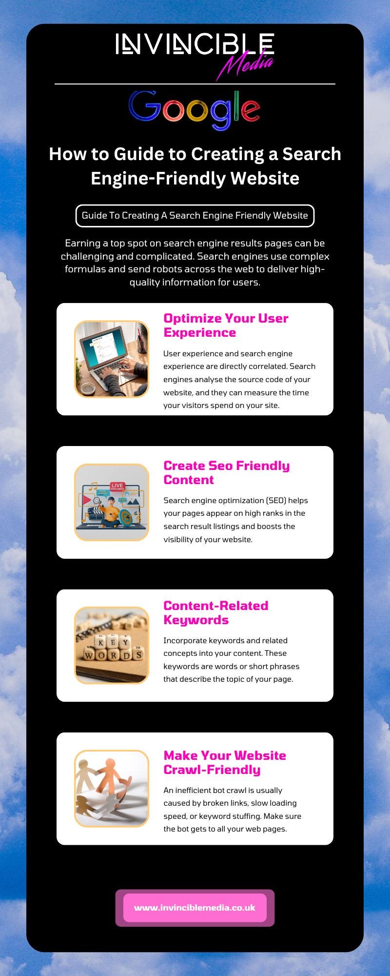How to Guide to Creating a Search Engine-Friendly Website - Invincible ...
