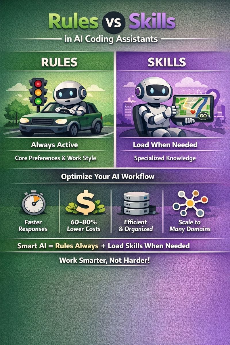 Skills vs Rules in AI Agents: Understanding the Key Differences | by ...