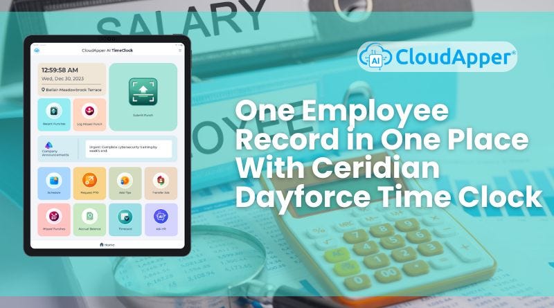 One Employee Record in One Place With Ceridian Dayforce Time Clock ...