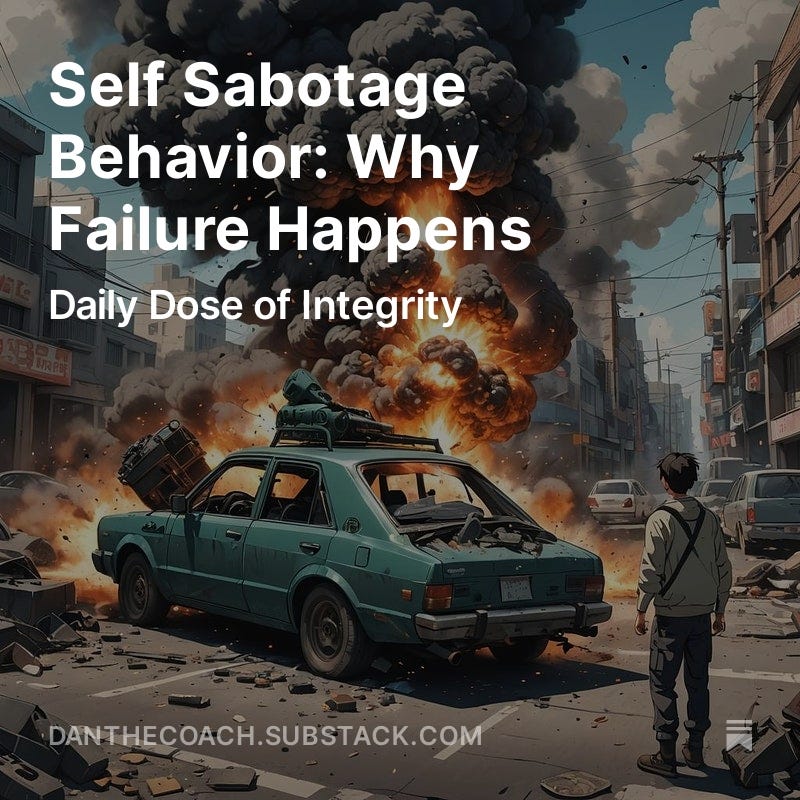 Self Sabotage Behavior: Why Failure Happens | by Daniel Munro | Medium