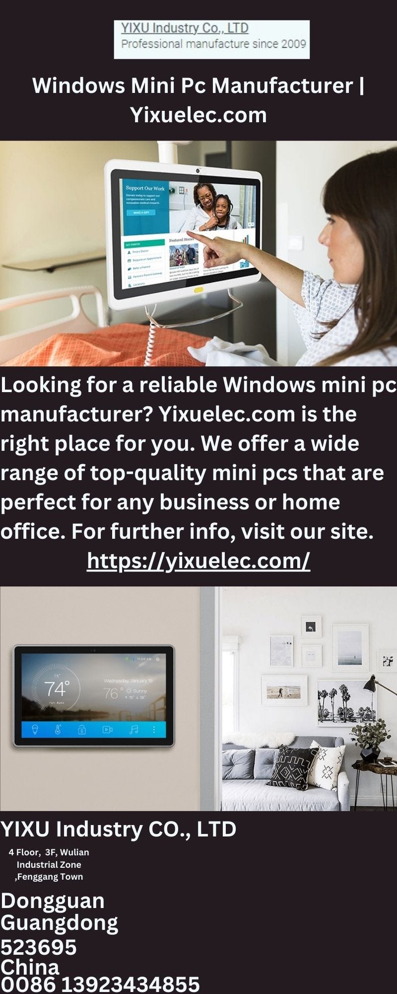 Windows Mini Pc Manufacturer | Yixuelec.com - YIXU Industry Co., LTD ...