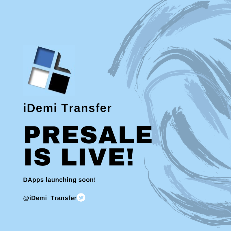 iDemi Transfer Presale Round One is LIVE!!! | by Anienam | Medium