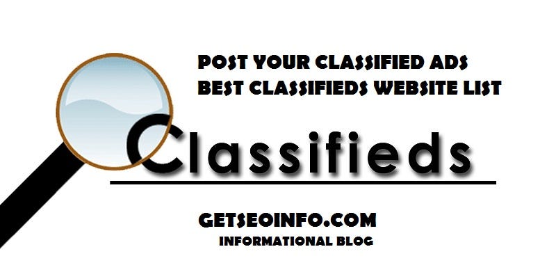 Best Indian Free Classifieds Websites List with High DA, PA & PR | by ...