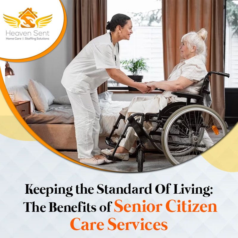 Keeping the Standard Of Living: The Benefits of Senior Citizen Care Services | by Heaven Sent ...
