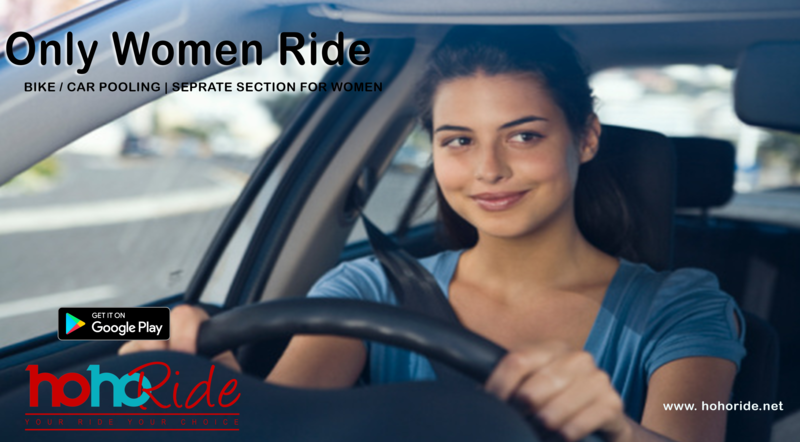 Women Carpooling — HOHo Ride. We are in 21st century but women’s are ...